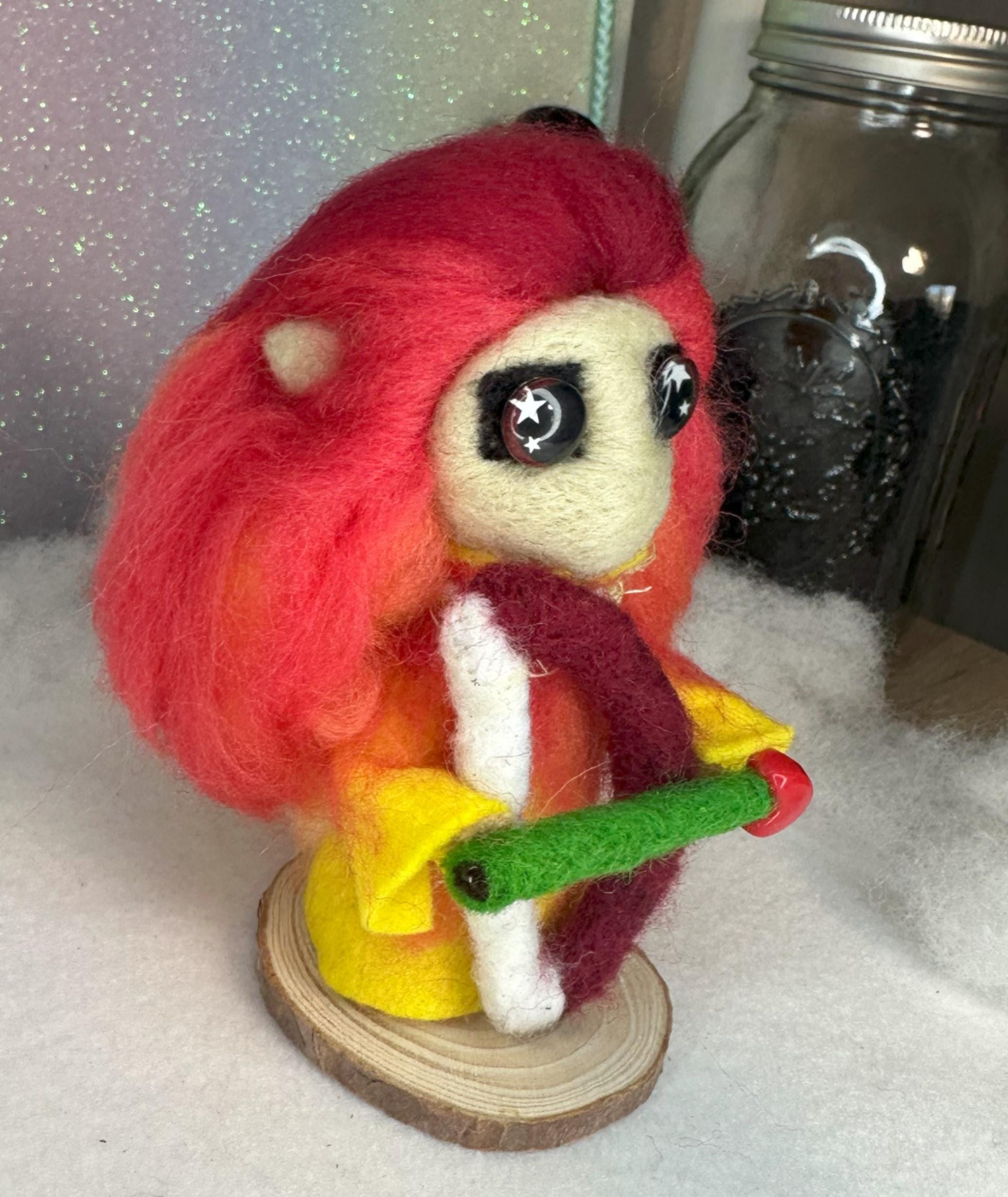 Magic Fire Zodiac Elfin Spiritual Avatar With Mystical Toolkit ...