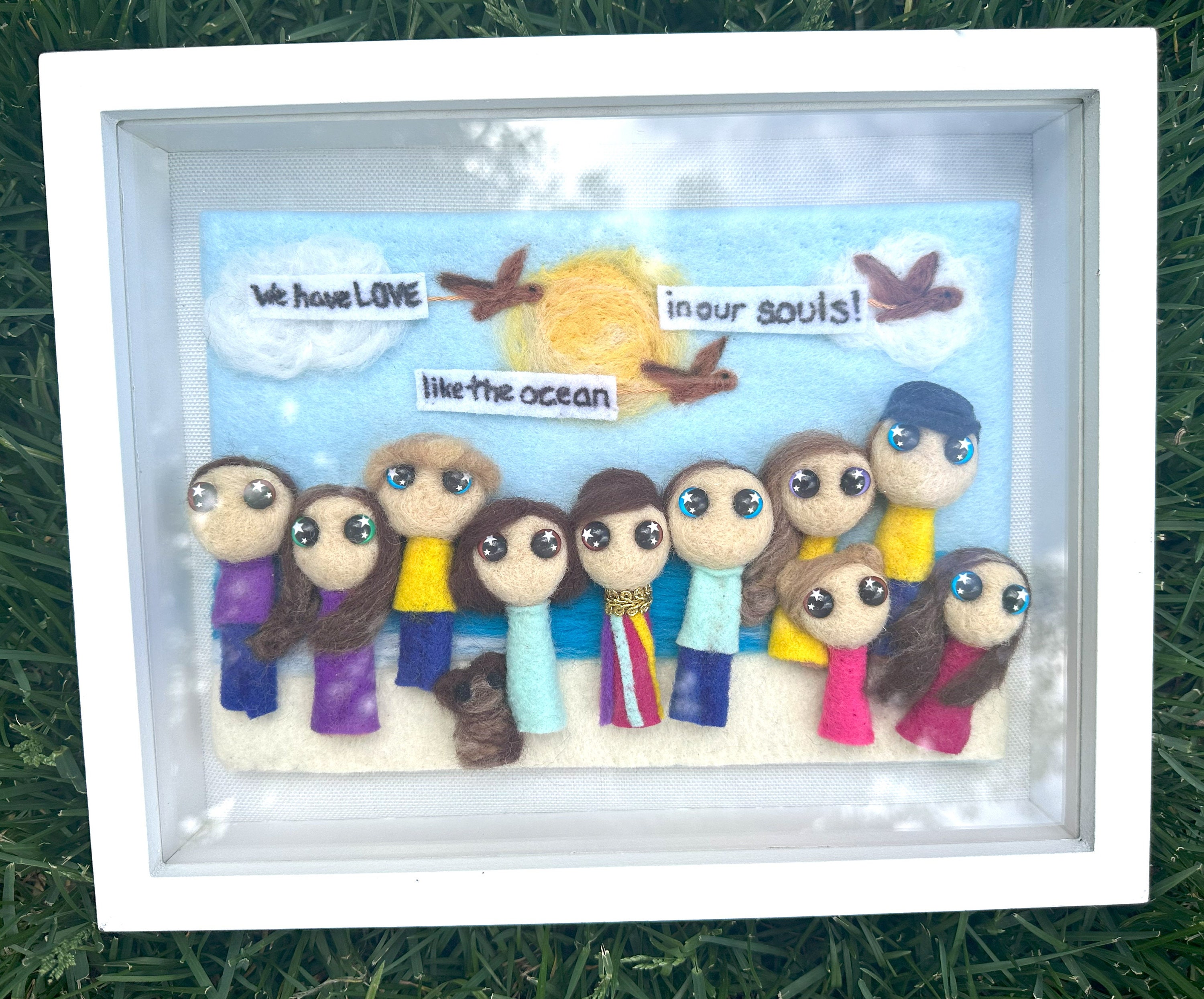 CUSTOM Felt My Family Portrait Photo Replica - Etsy