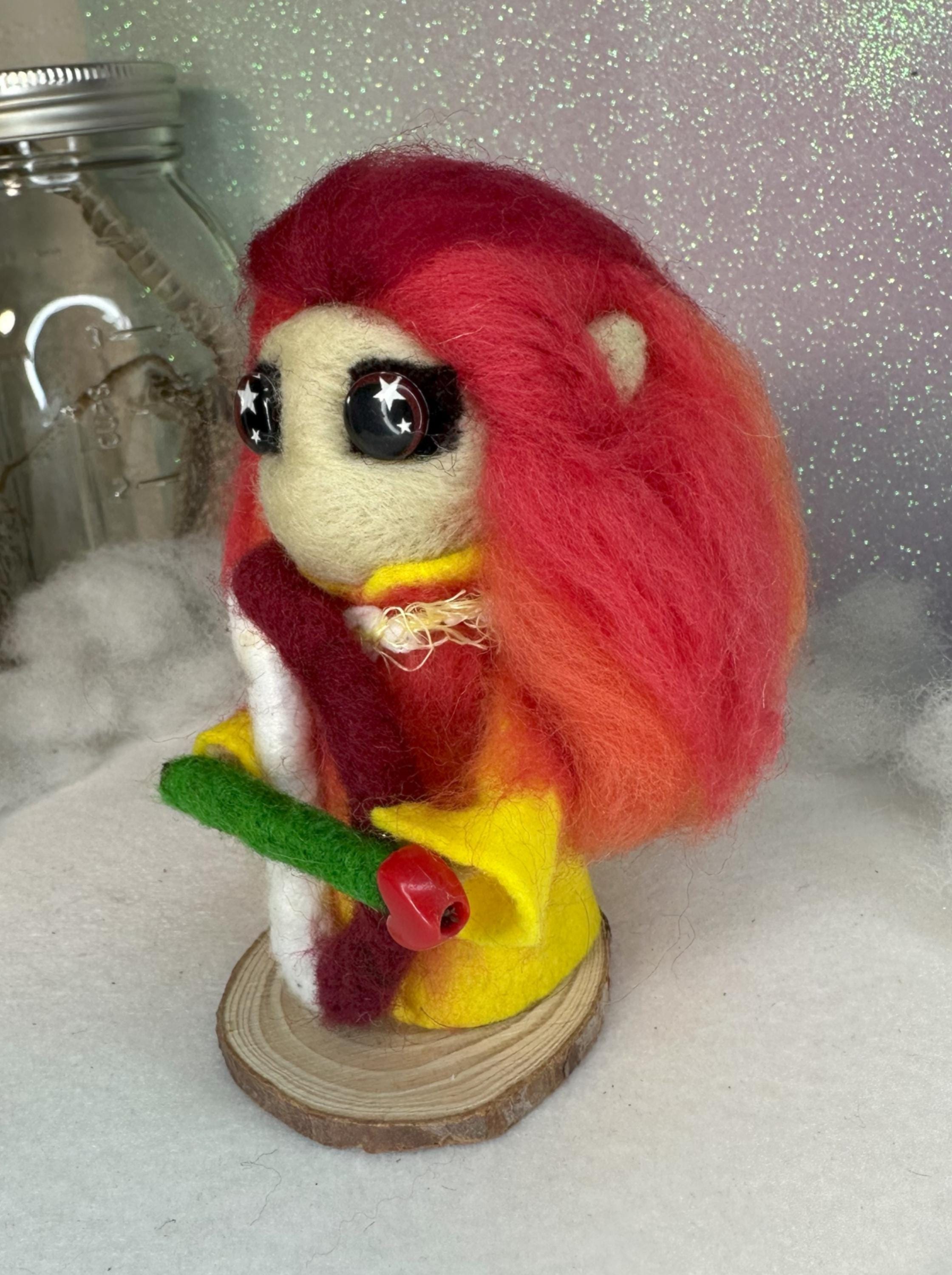 Magic Fire Zodiac Elfin Spiritual Avatar With Mystical Toolkit ...