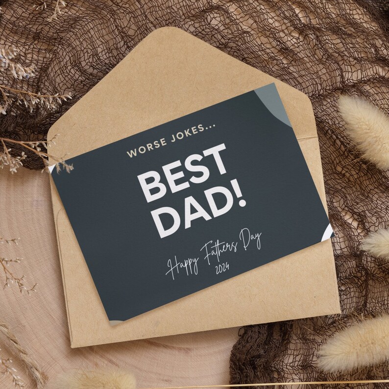 Father's Day Cards kid & Adult Approved - Etsy