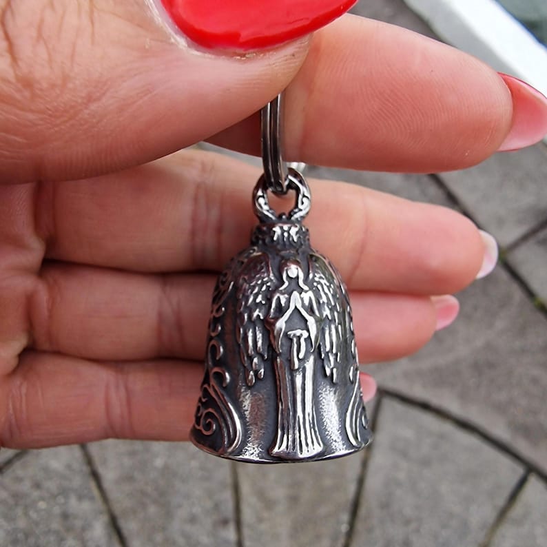 Guardian Bell Halo Angel, Gremlin Bell, Motorcycle Bell, Biker Bell ...