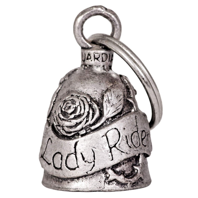 Guardian Bell Lady Rider + Hanger , Gremlin Bell, Motorcycle Bell ...