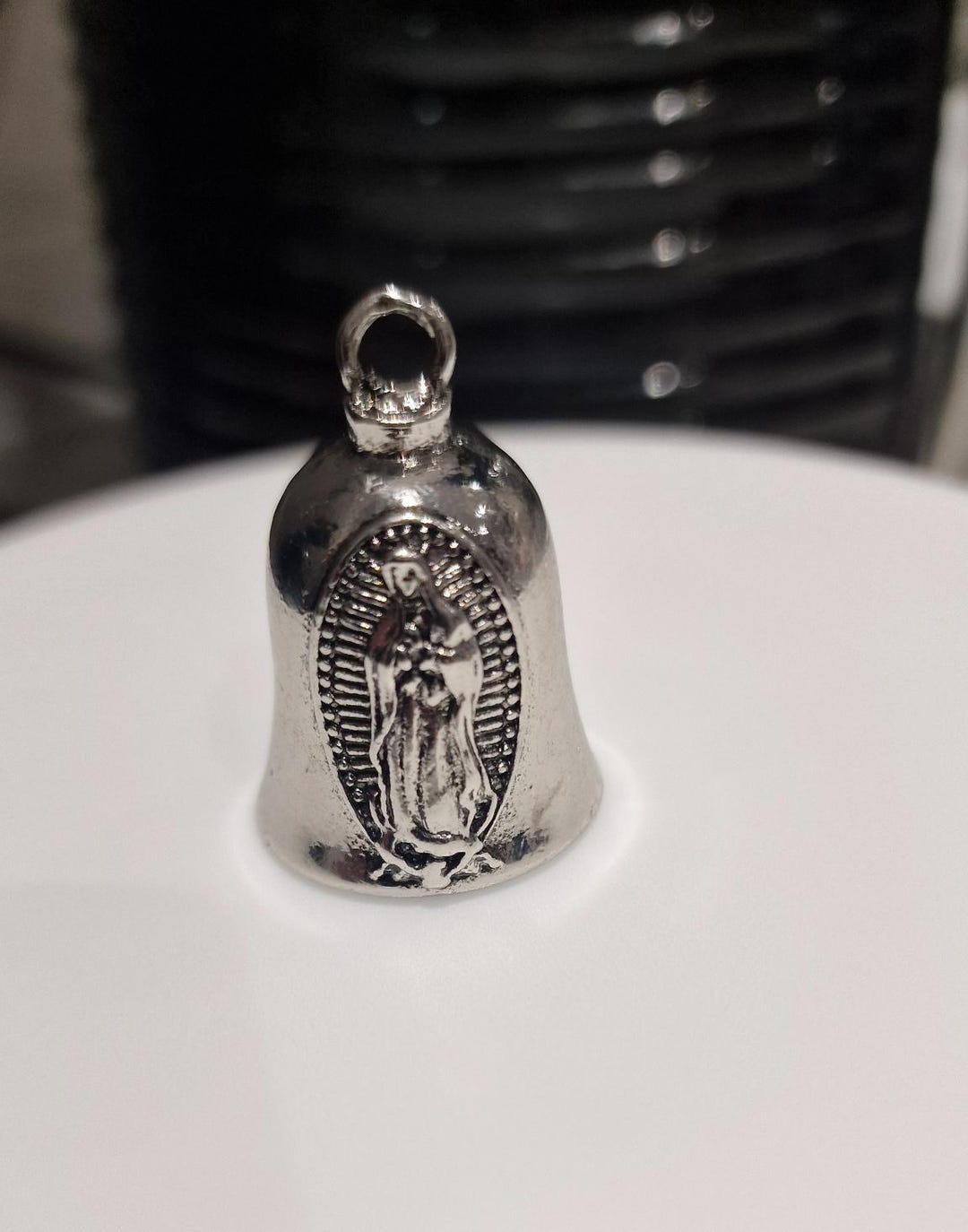 Virgen Mary Guardian Bell: Motorcycle Gremlin Bell, Stainless Steel - Etsy