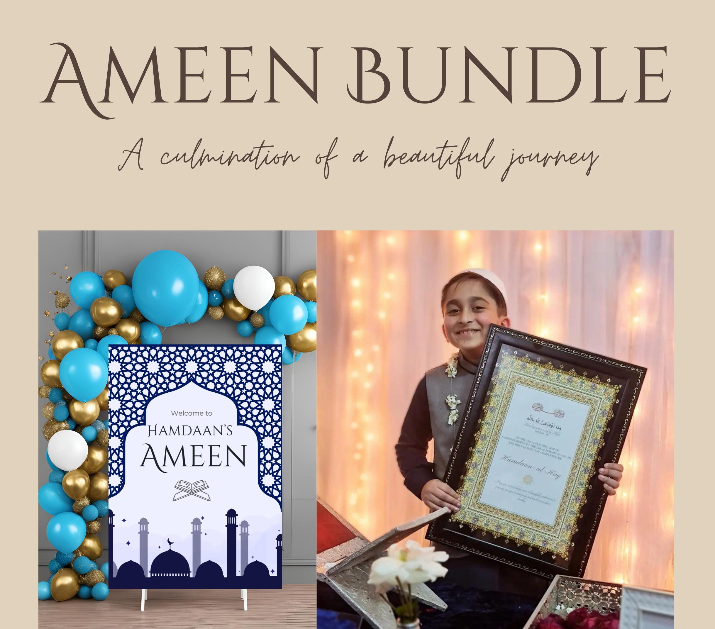 Hafiz Party Decor, Ameen Celebration Present, Hifz Mabroor Party, Alim ...