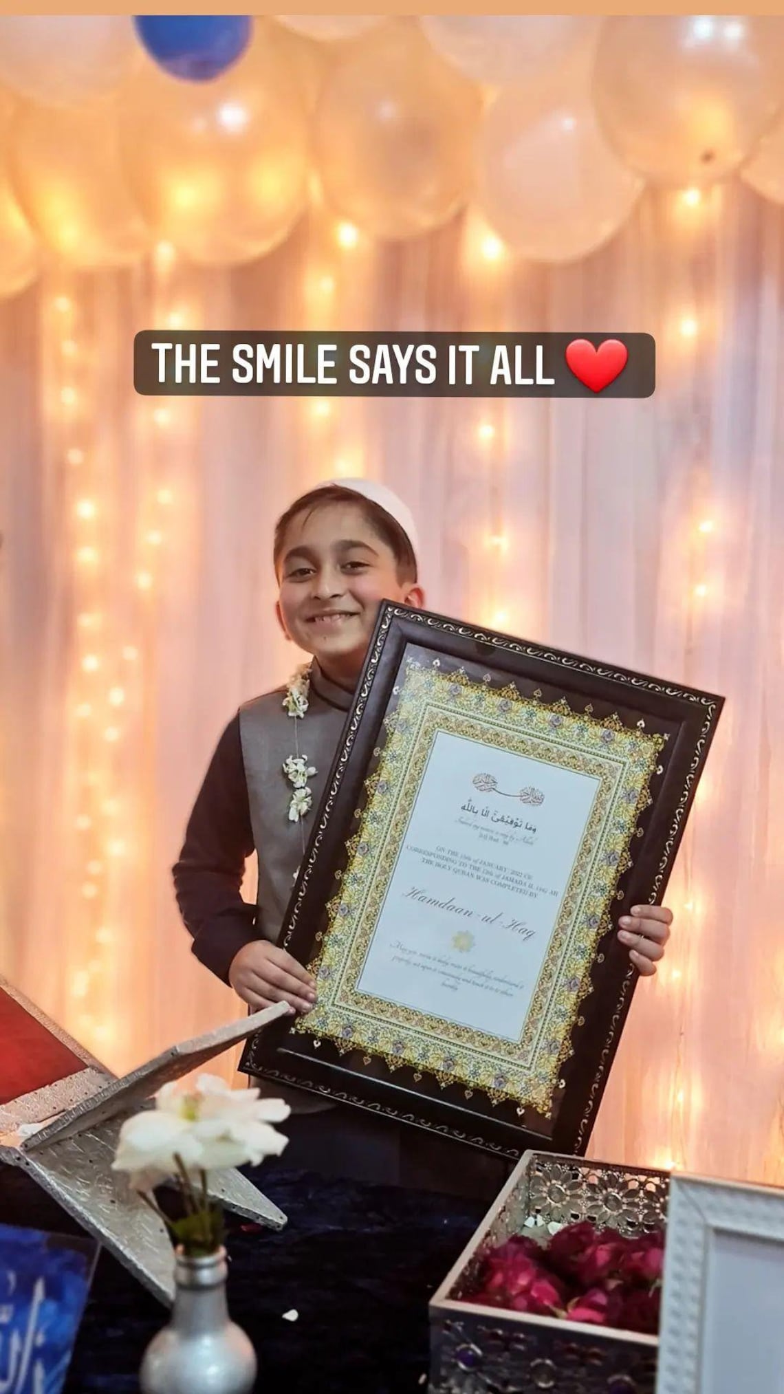 Quran Completion/ Ramadan Achievement Certificate, Hafiz Celebration ...