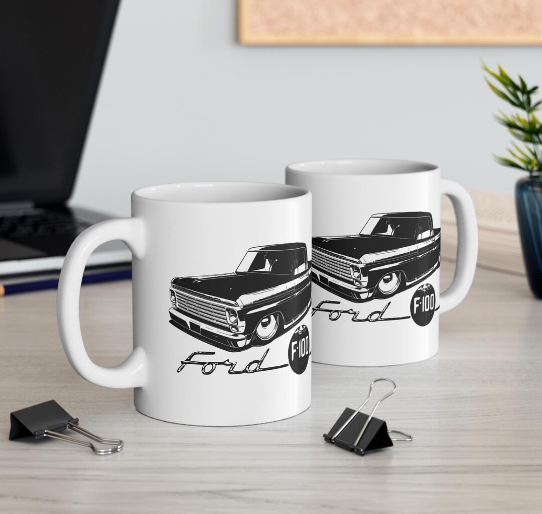 Ford F100 Coffee Cup, Evolution Ford F100, LOWERED F100, Restomod ...
