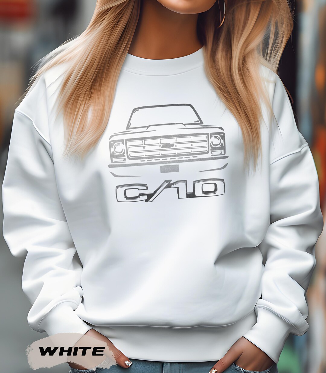 Chevy C10 Sweatshirt, Chevrolet C10 Sweatshirt, Lowered, Restomod ...