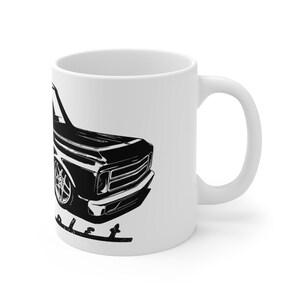 Chevy C10 Coffee Cup, Chevrolet C10 Coffee Cup, LOWERED C10, Restomod ...