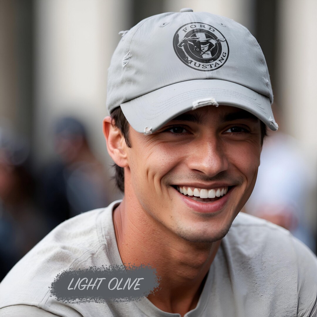 Ford Mustang Distressed Cap, Classic Mustang, Emblem, Grill, Horse ...