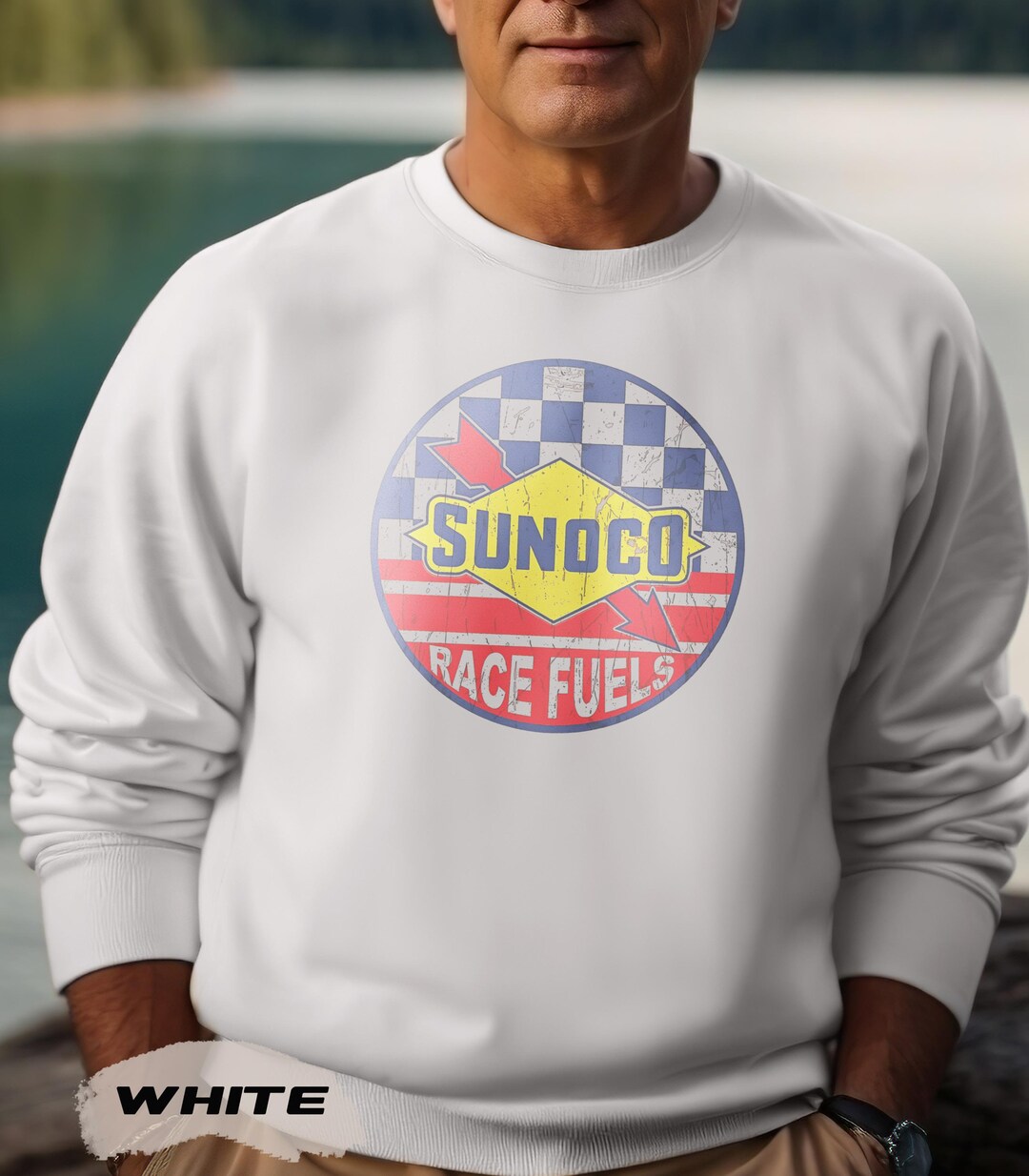 Sunoco Race Fuel Sign Sweatshirt, Racing Fuel, Drag Race Sweatshirt ...