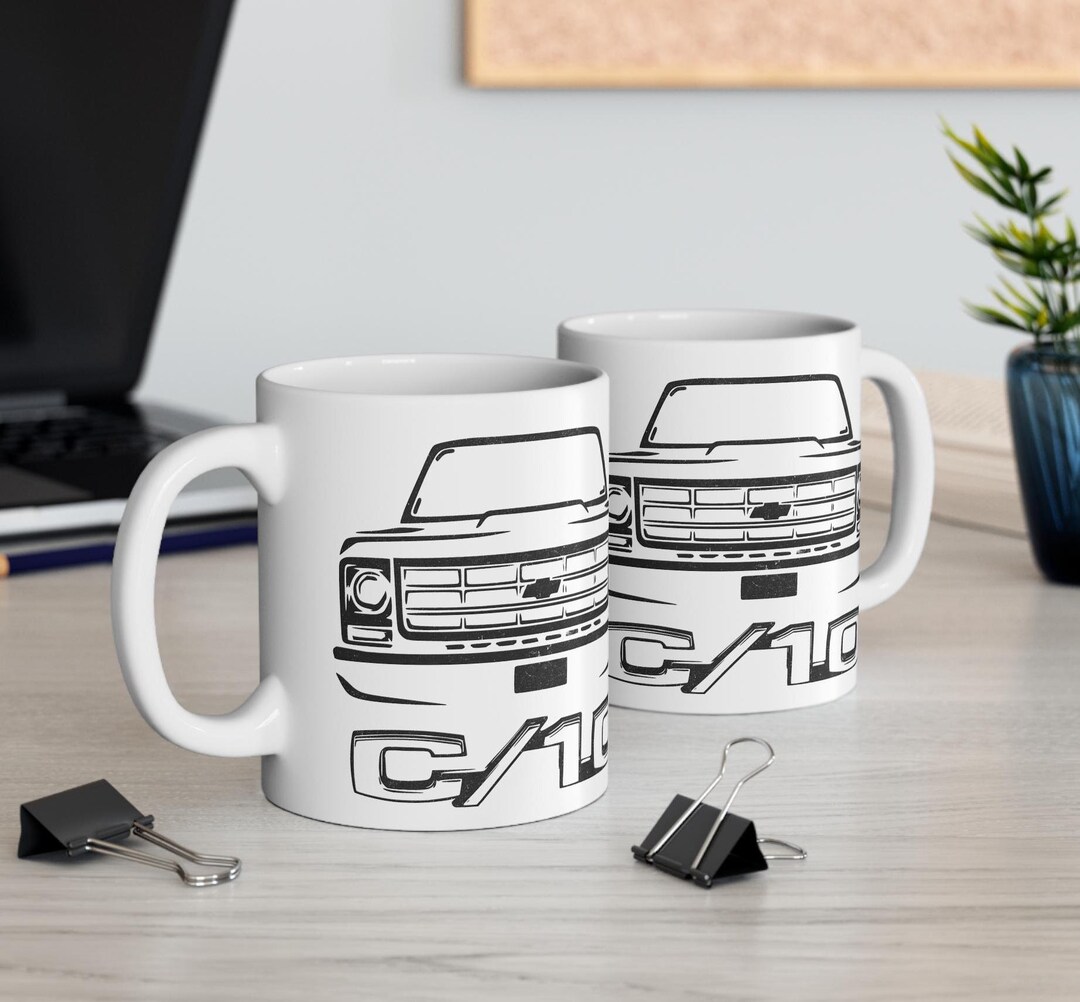 Chevy C10 Coffee Mug, Chevrolet C10 Coffee Cup, Lowered, Restomod ...