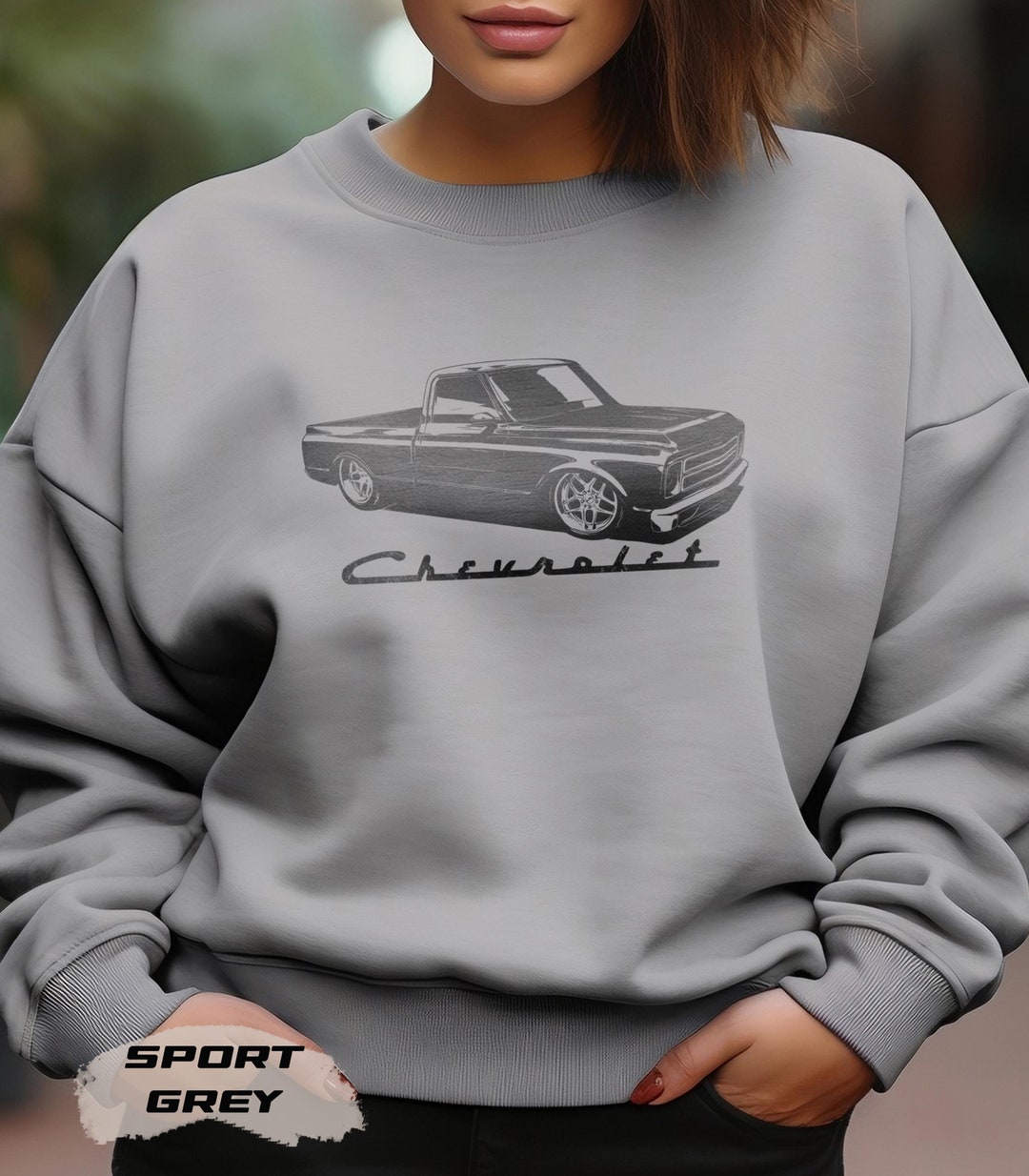 Chevy C10 Sweatshirt, Chevrolet C10 Sweatshirt, LOWERED C10, Restomod ...