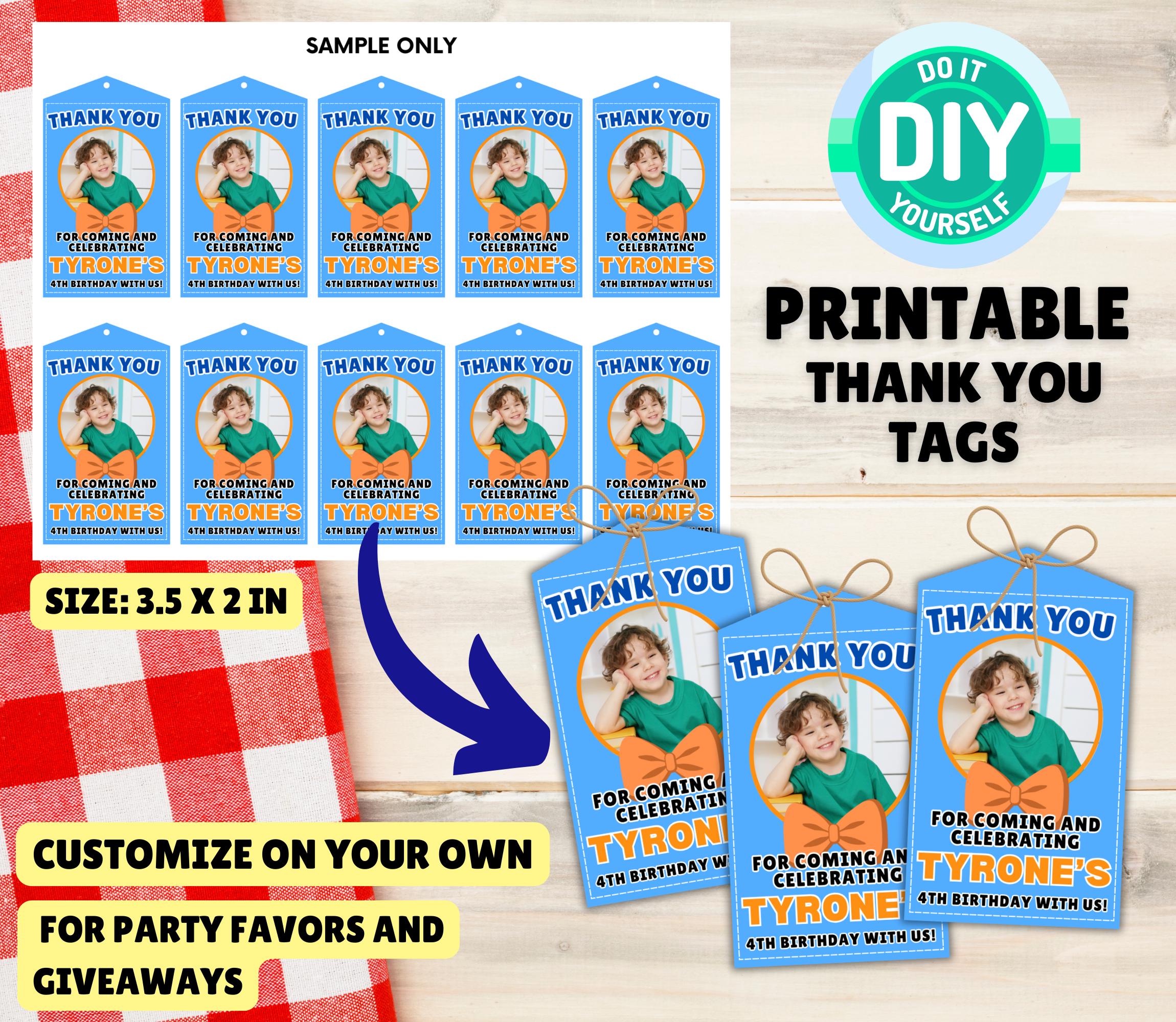 Editable Construction Birthday TRIO Party Bundle With Picture Chip Bag ...