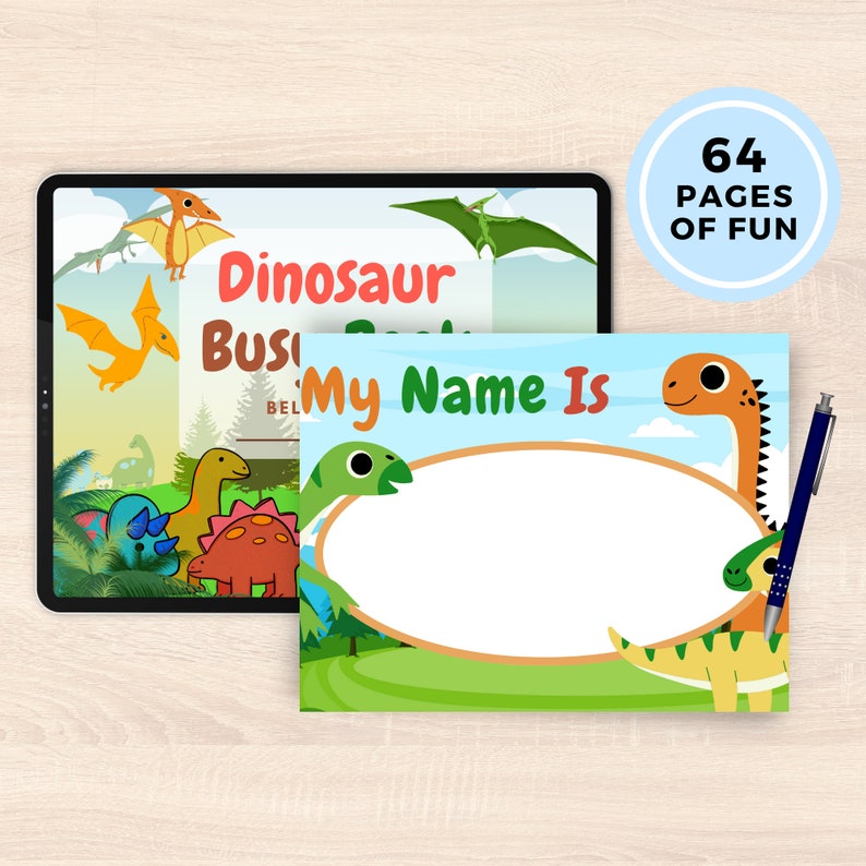 Busy Book for Toddlers & Kids Canva Editable Busy Book Template ...