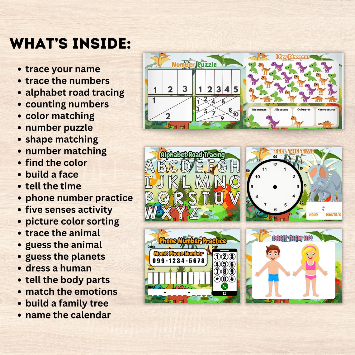Busy Book for Toddlers & Kids Canva Editable Busy Book Template ...