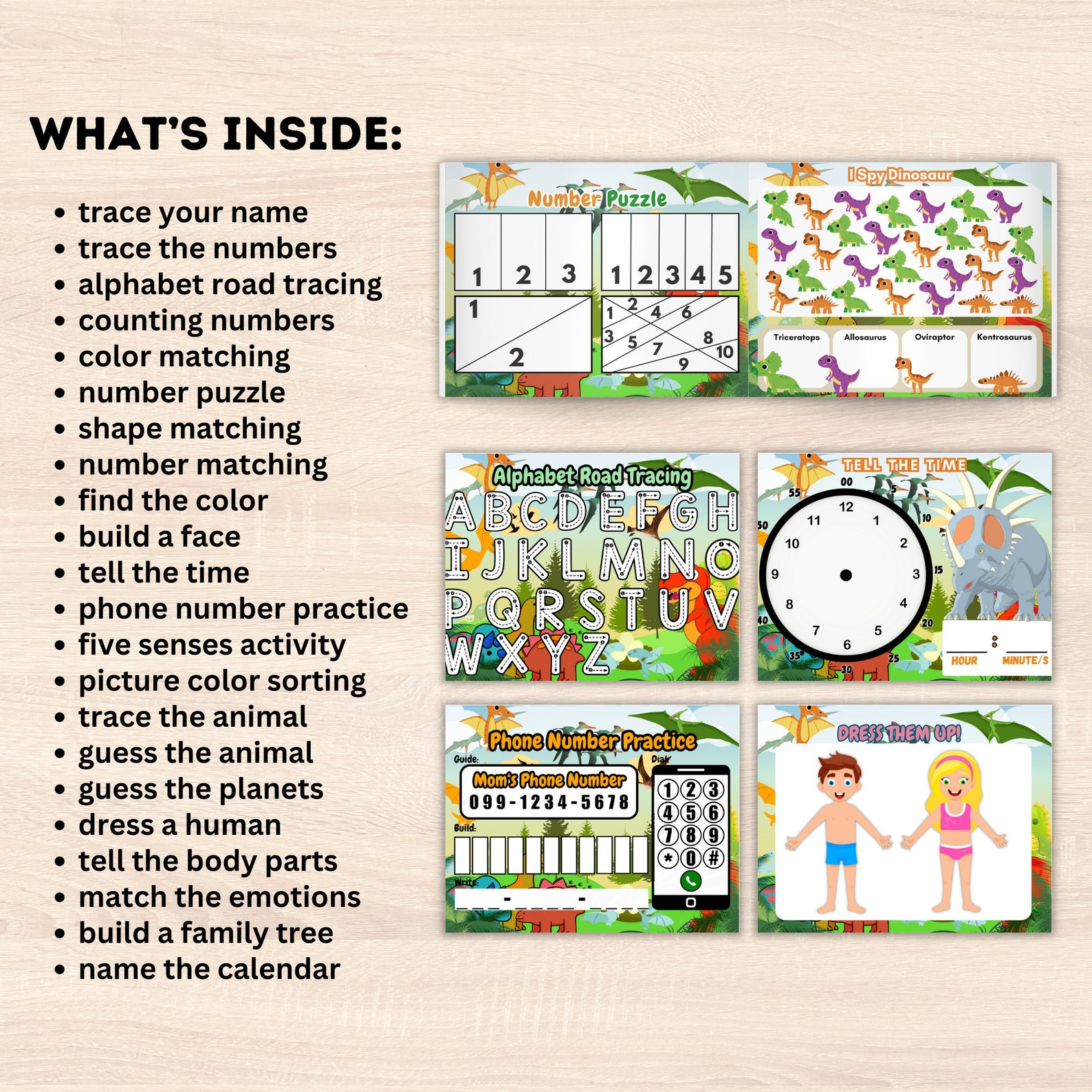 Busy Book for Toddlers & Kids Canva Editable Busy Book Template ...