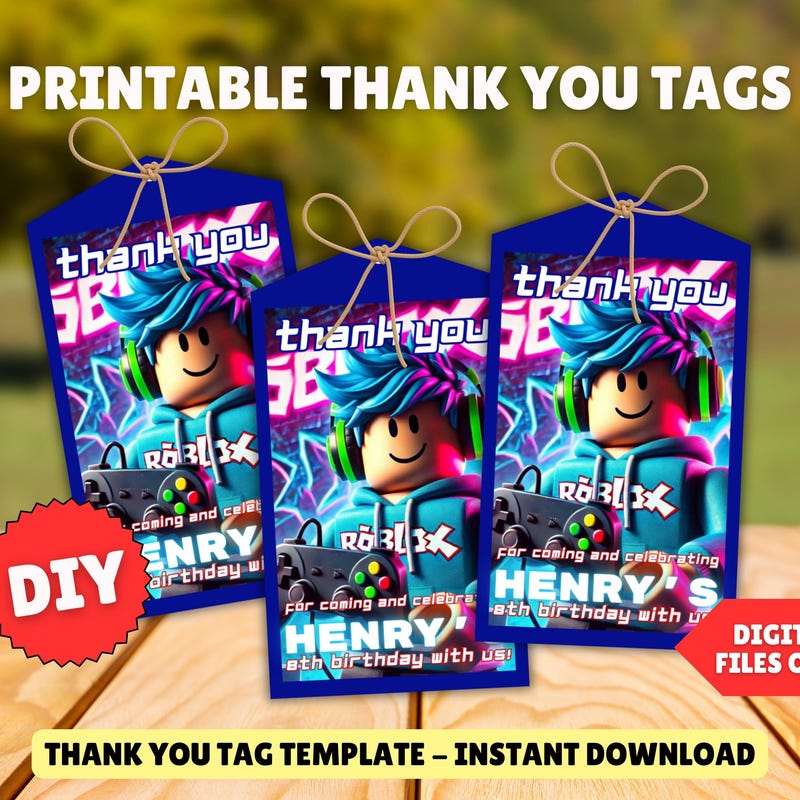 Roblox Printable - Etsy