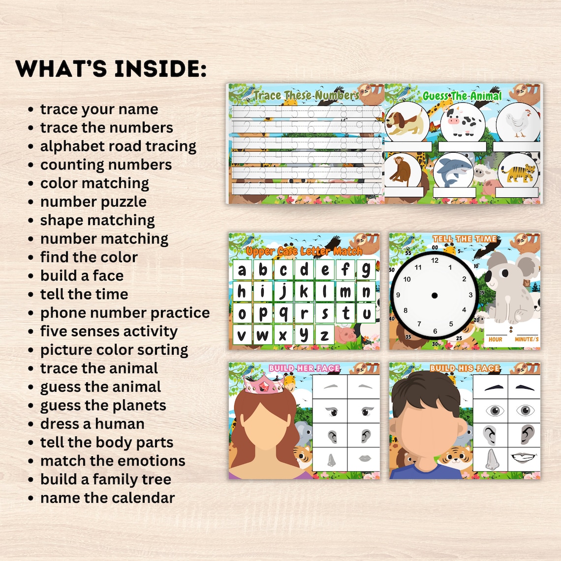 Educational Busy Book for Toddlers & Kids Canva Editable Busy Book ...