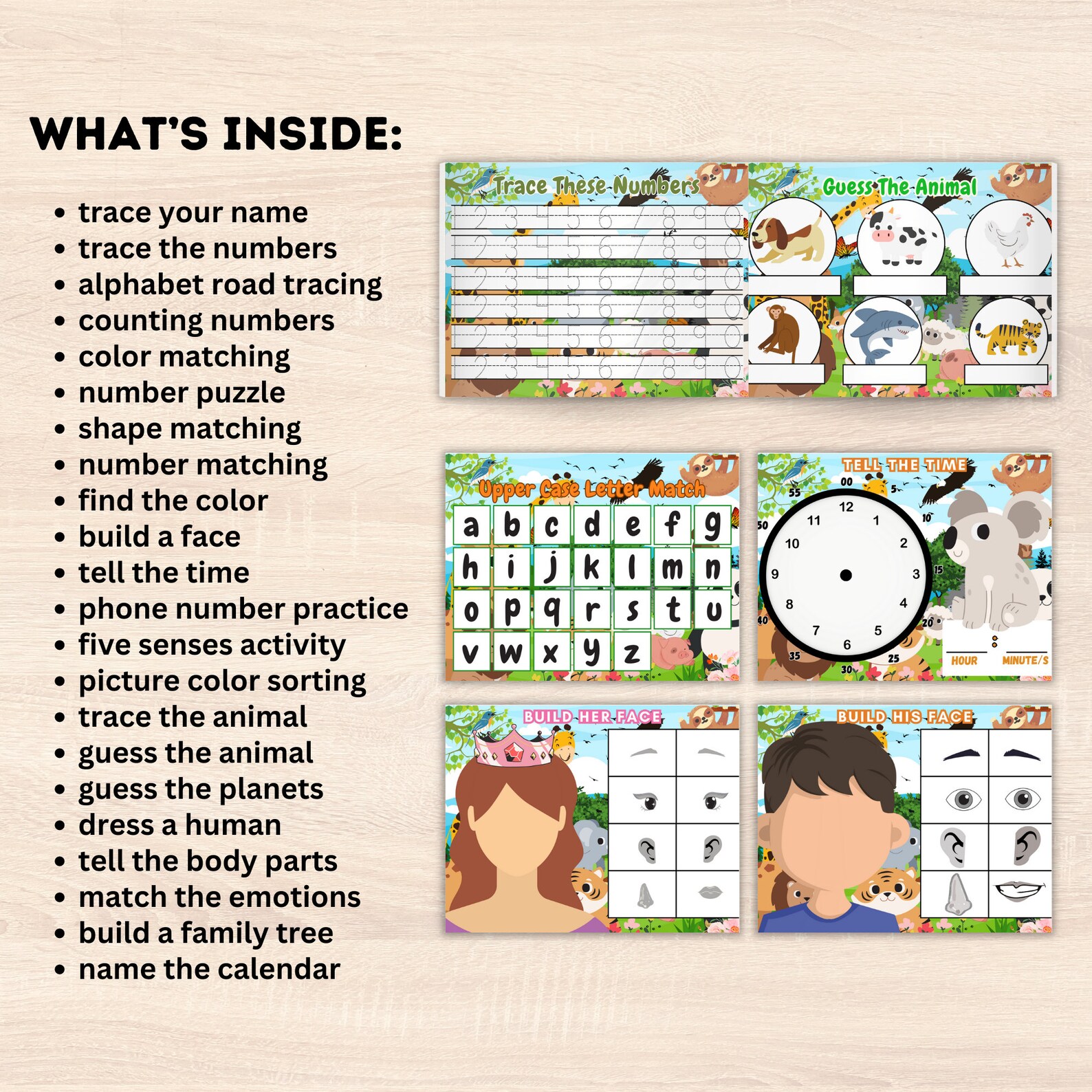 Educational Busy Book for Toddlers & Kids Canva Editable Busy Book ...