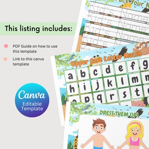 Educational Busy Book for Toddlers & Kids Canva Editable Busy Book ...