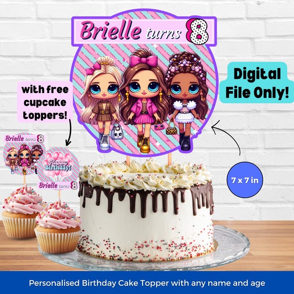 Lol Cake Topper - Etsy
