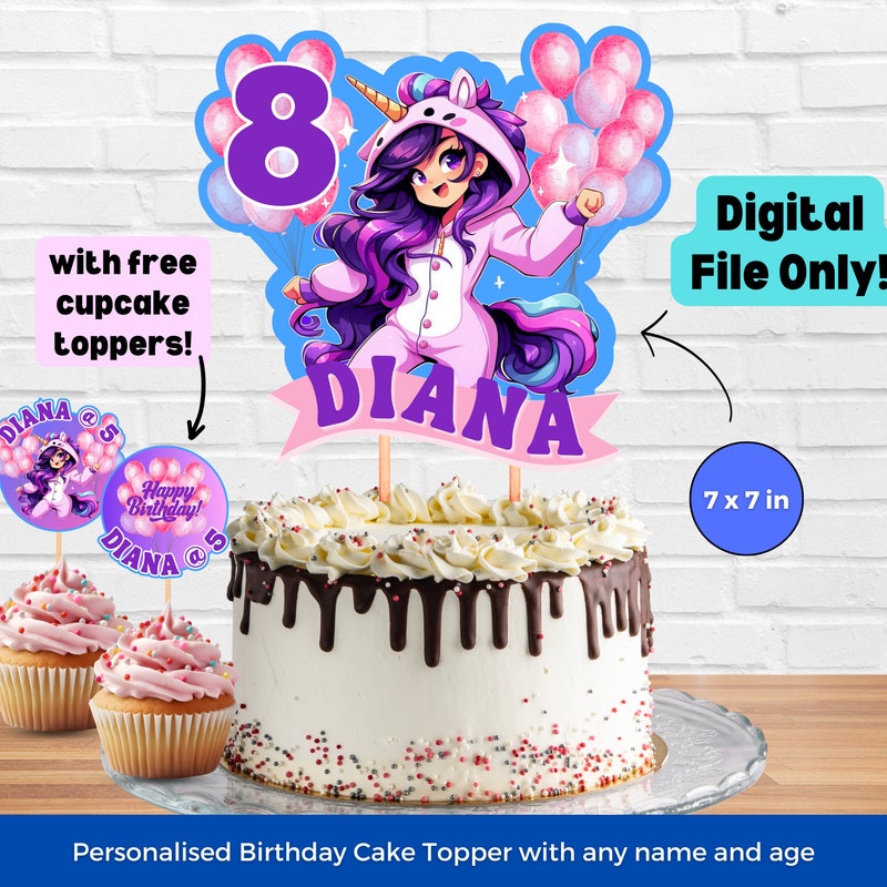 Aphmau Birthday Cake - Etsy