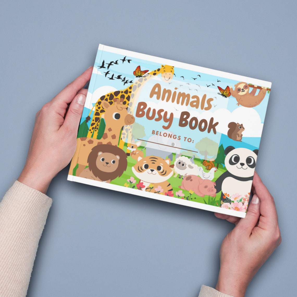 Educational Busy Book for Toddlers & Kids Canva Editable Busy Book ...