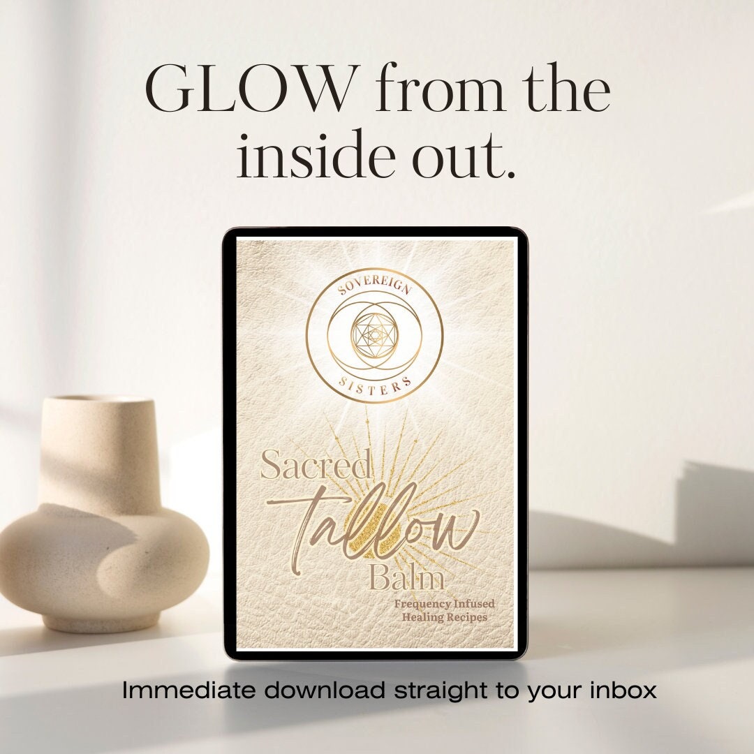 DIY Tallow Balm Recipe Book, Tallow Balm Recipes, Frequencies, Organic ...