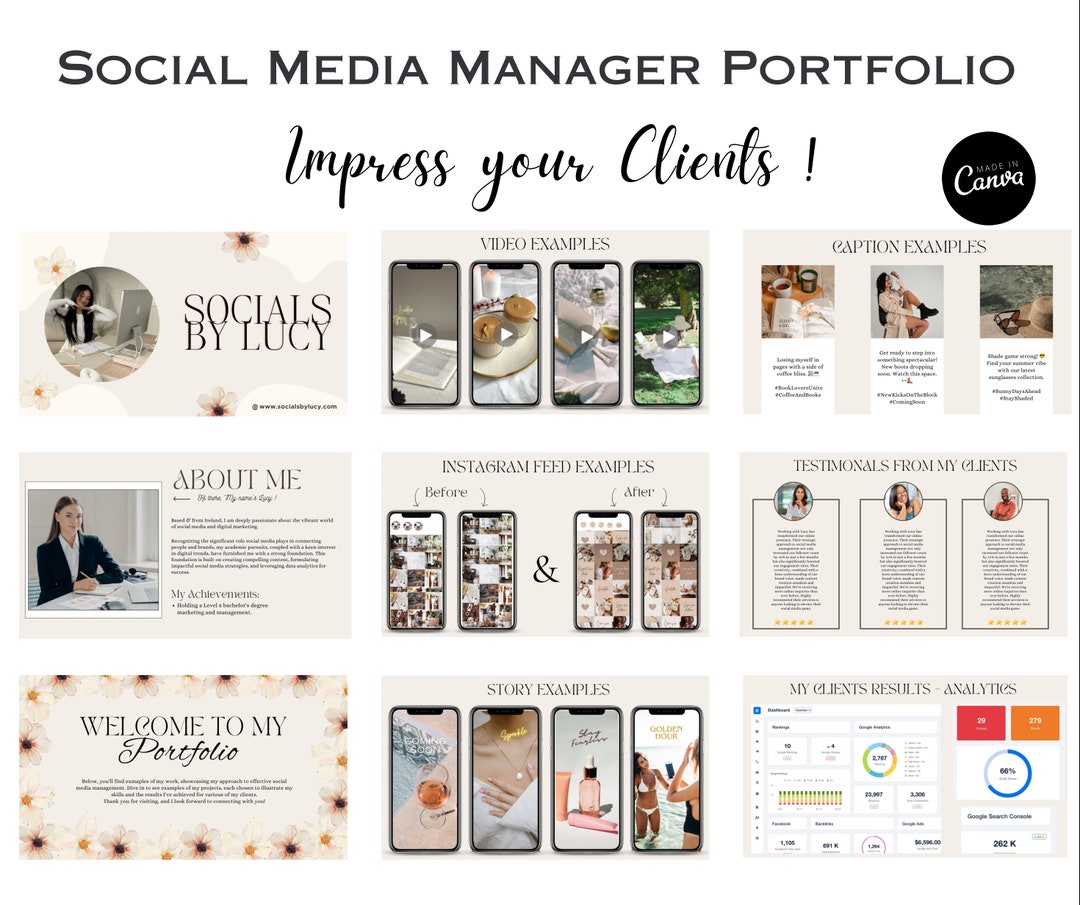 Social Media Manager Portfolio - Etsy
