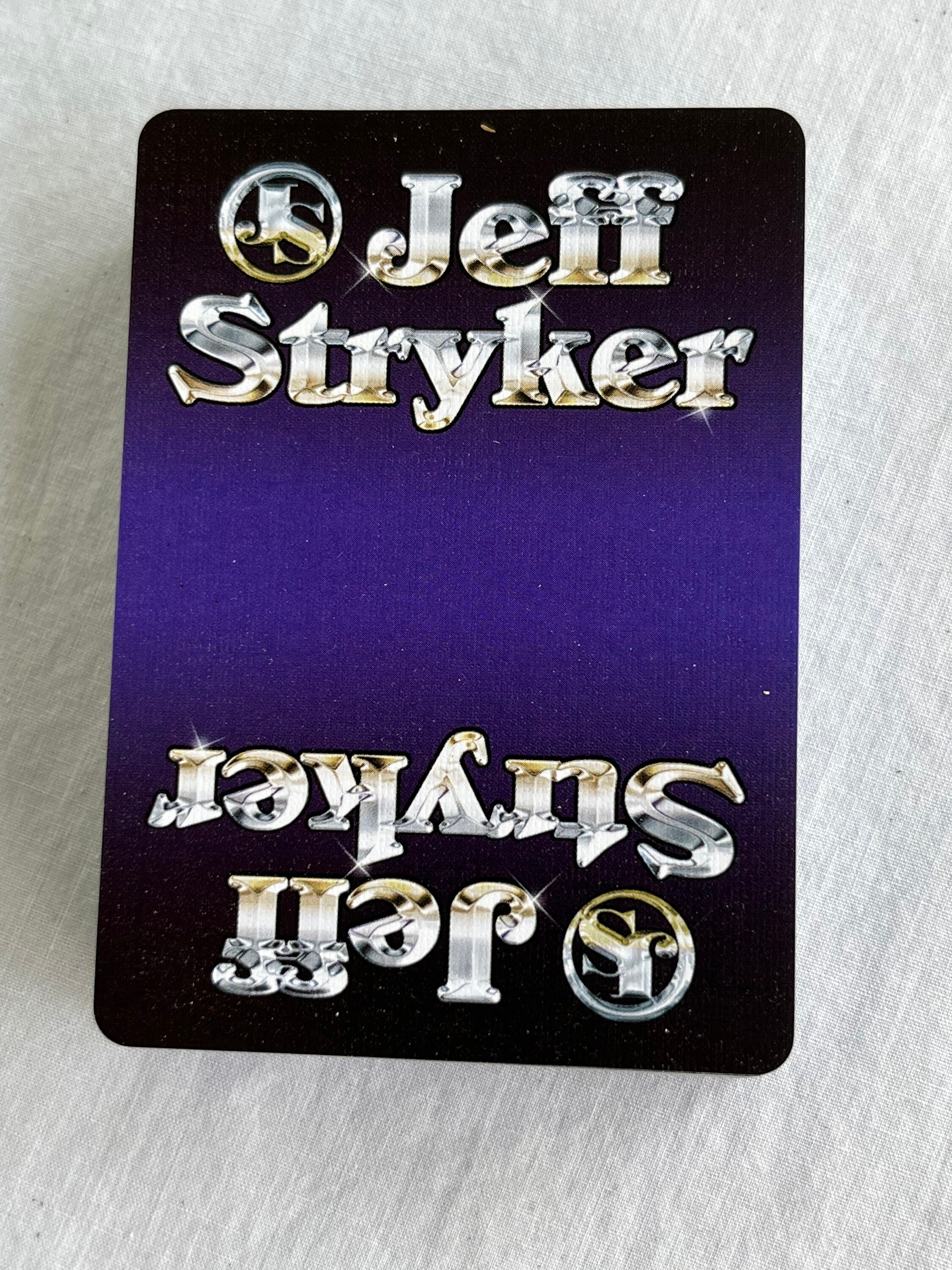 Jeff Stryker 54 Deck Playing Cards Gay Adult Male Nude Autographed Hand ...