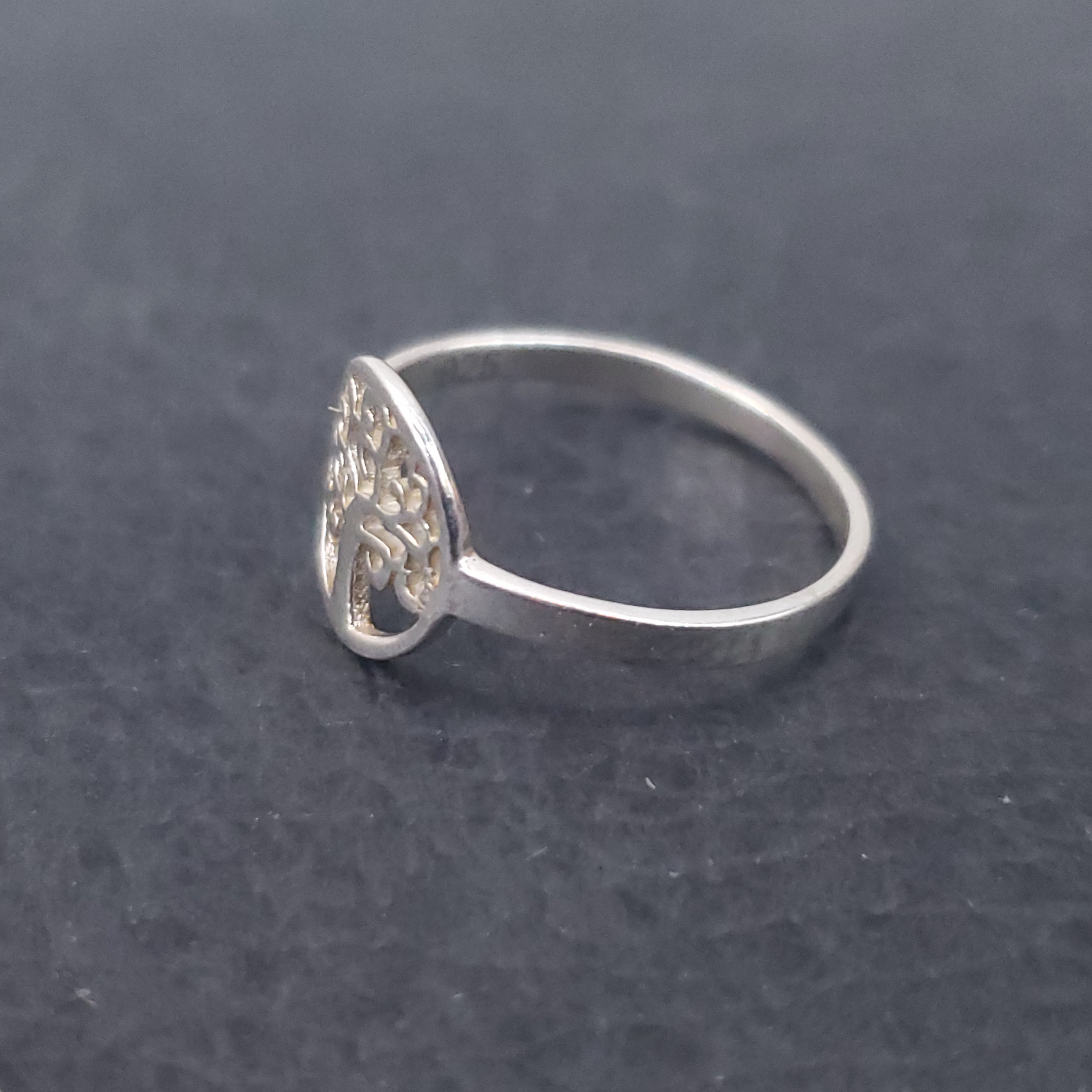 Vintage 925 Sterling Silver Tree of Life Ring Size: 8 - Etsy