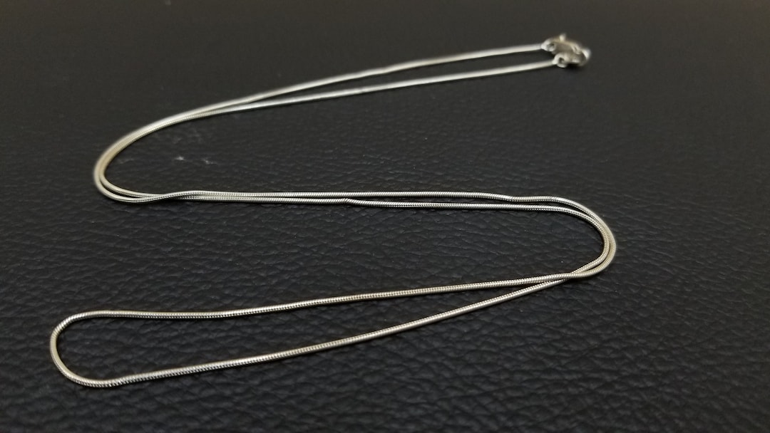 Vintage 925 Sterling Silver Snake Chain Necklace 25 - Etsy