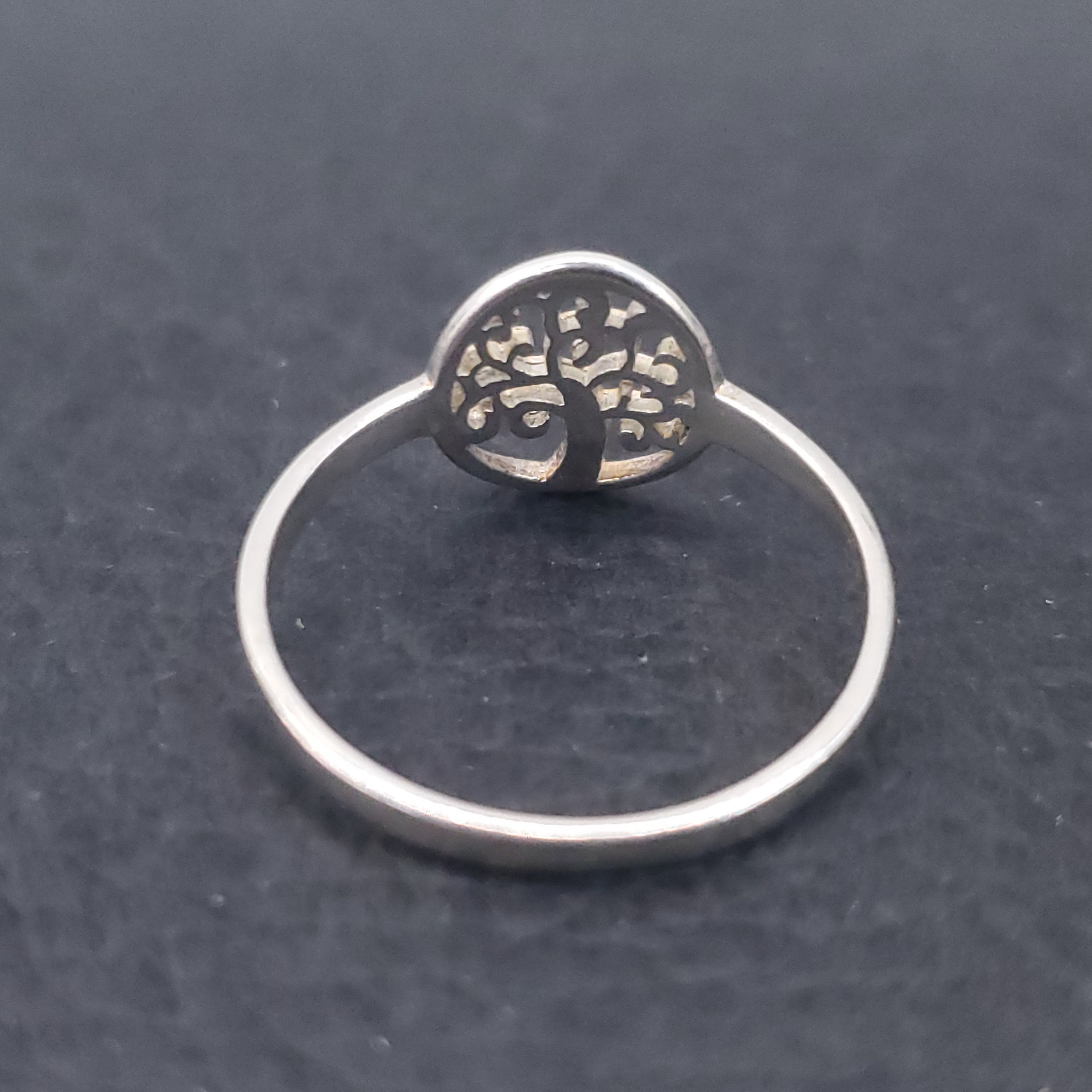 Vintage 925 Sterling Silver Tree of Life Ring Size: 8 - Etsy