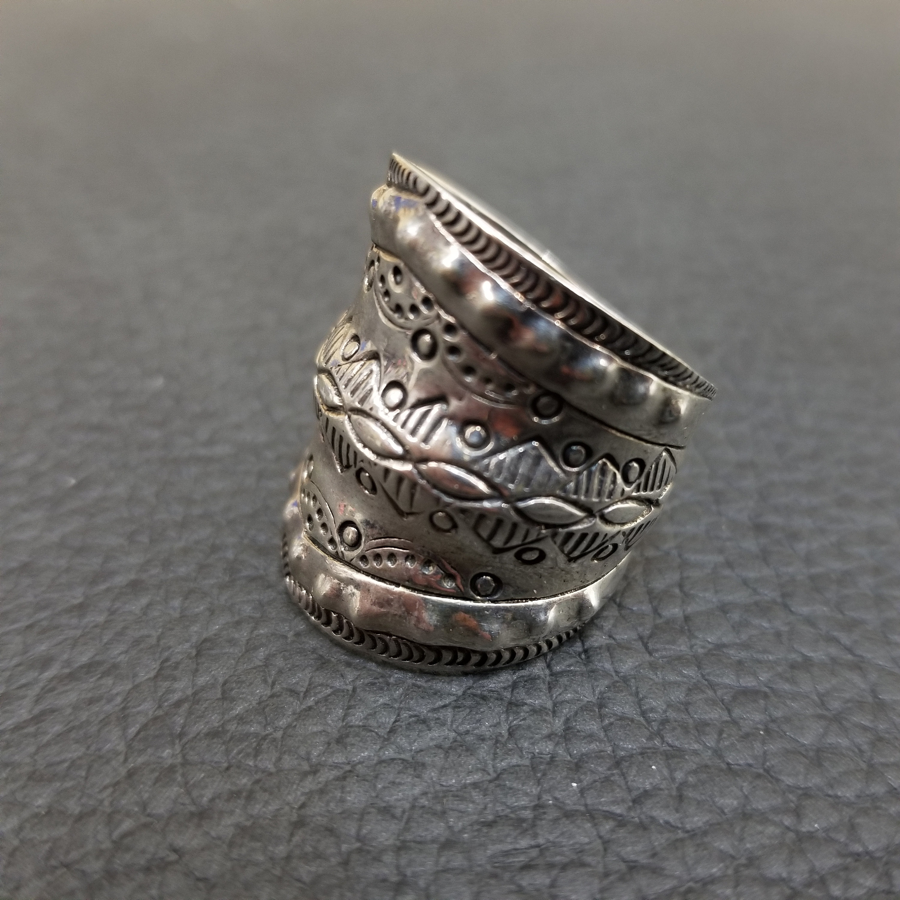 Vintage 925 Solid Sterling Silver BBJ Southwestern CZ Cubic Zirconia ...