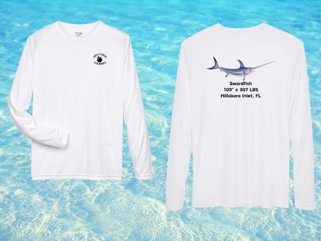 SWORDFISH Custom Taxidermy Performance Shirt UPF 30+ - Etsy