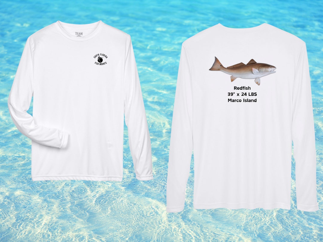 REDFISH / Red Drum Custom Taxidermy Performance Shirt UPF 30+ - Etsy
