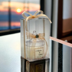 Custom Love Light Candle, Luxe Wedding Gift, Romantic Bridal Favor - Etsy