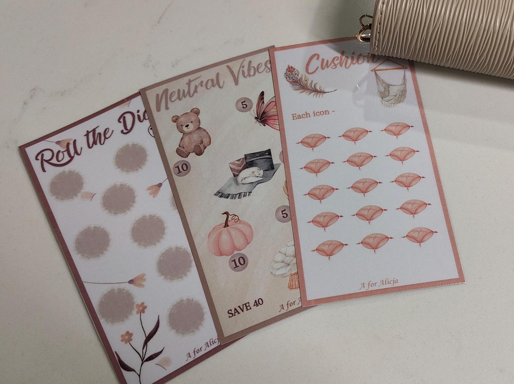 PDF Neutral/beige Saving Challenges + MYSTERY FREEBIE | A6 Size ...