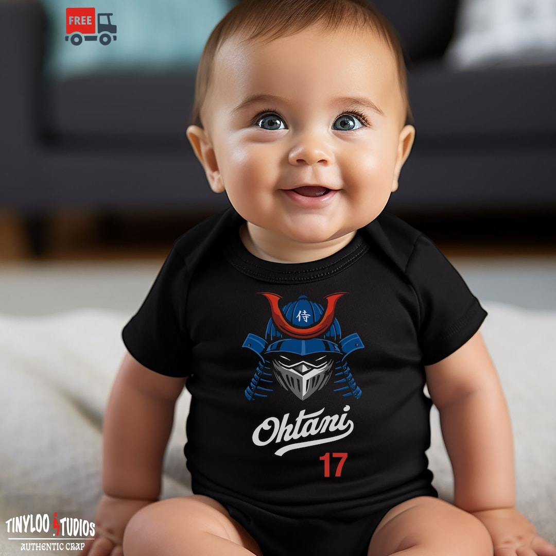 Shohei Ohtani Samurai Dodgers Graphic Onesie, Gift for Los Angeles ...