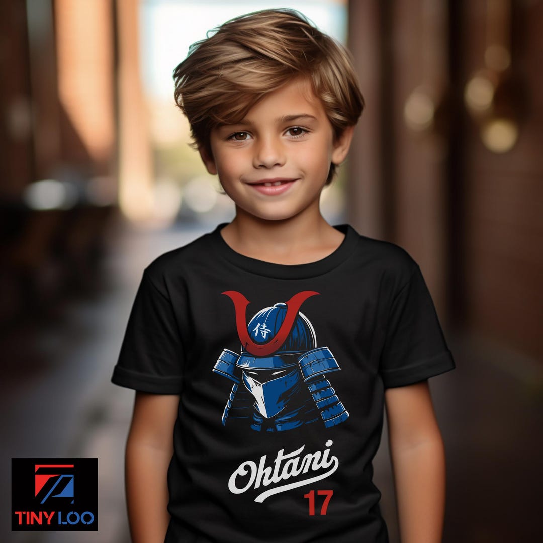 Shohei Ohtani Battle Samurai LA Dodgers Graphic Kids Tee, Gift for ...