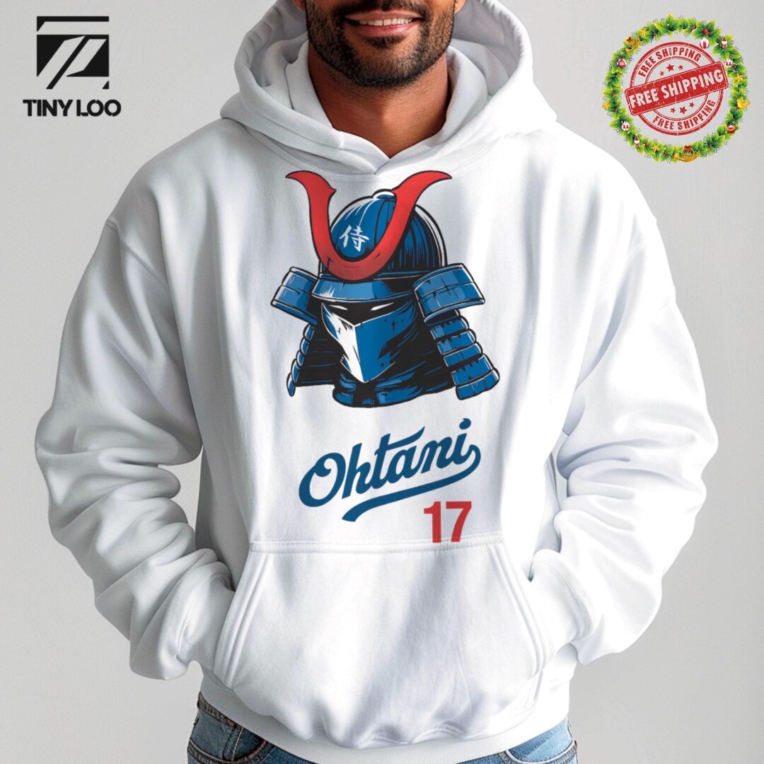 Shohei Ohtani Samurai LA Dodgers Battle Pullover Hoodie, Xmas Gift Los ...