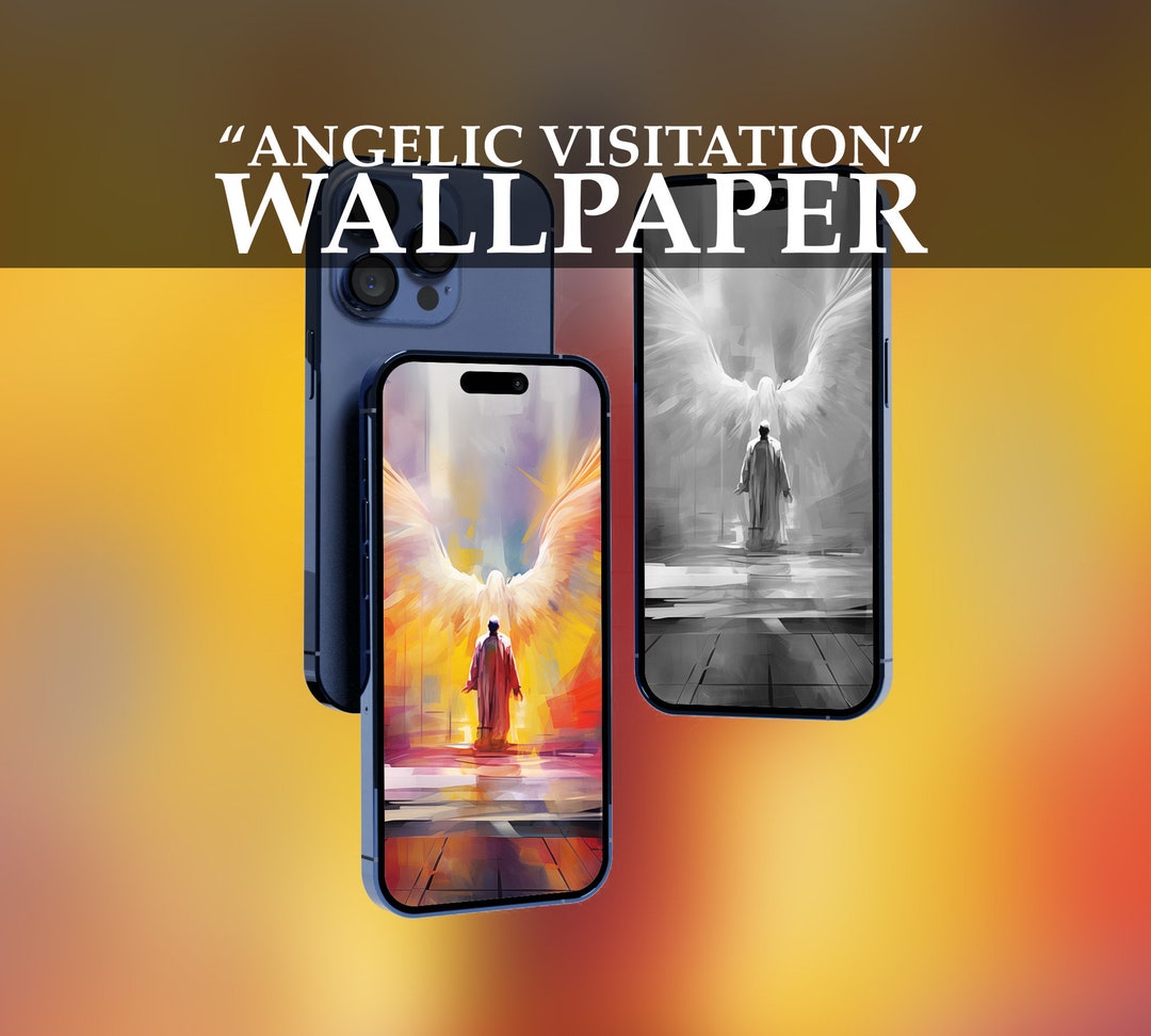 Jesus Phone Background Wallpaper Christian Digital Art the Visitation ...