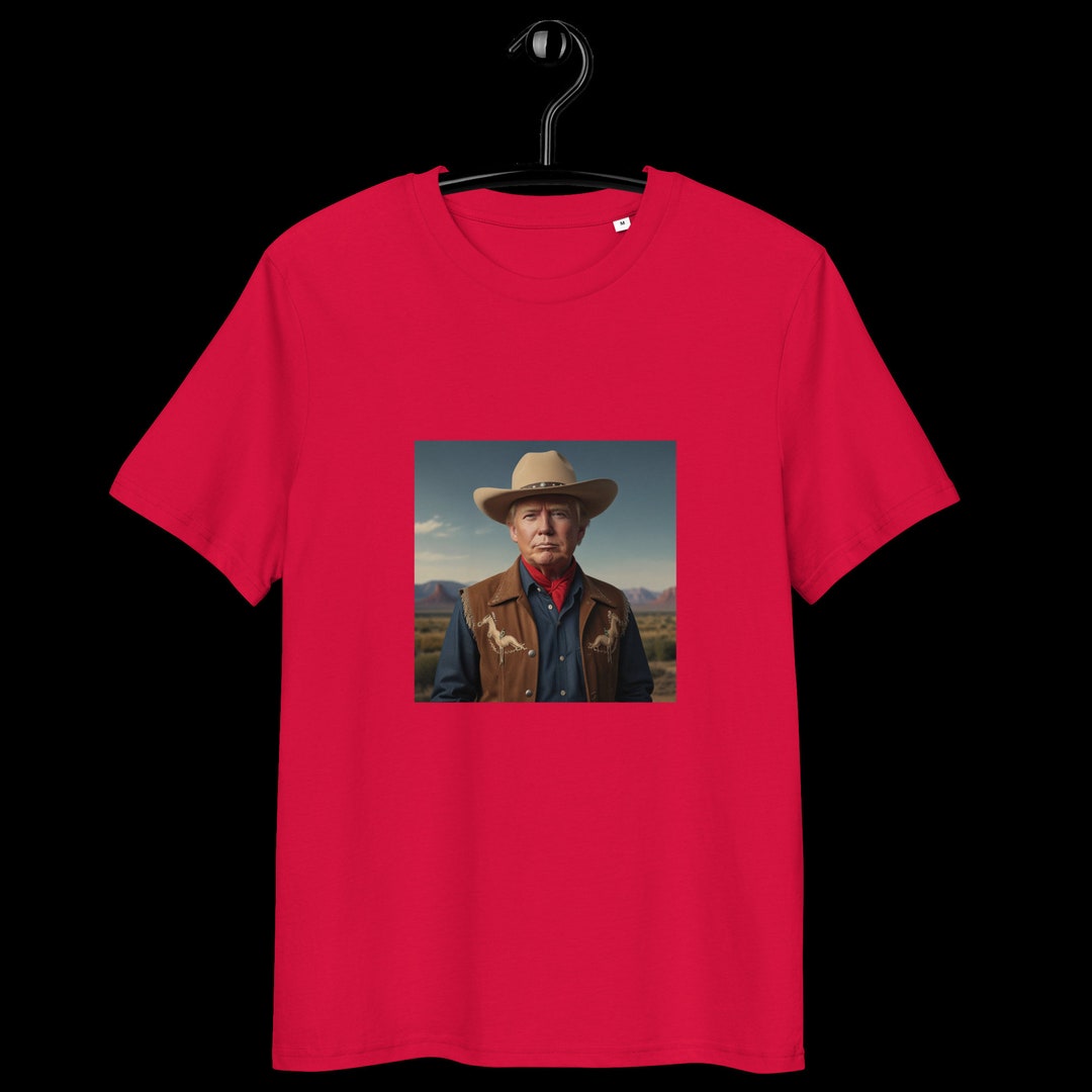 Trump T-shirt 2024 Trump Cowboy T-shirt Election Shirt Republican Style ...