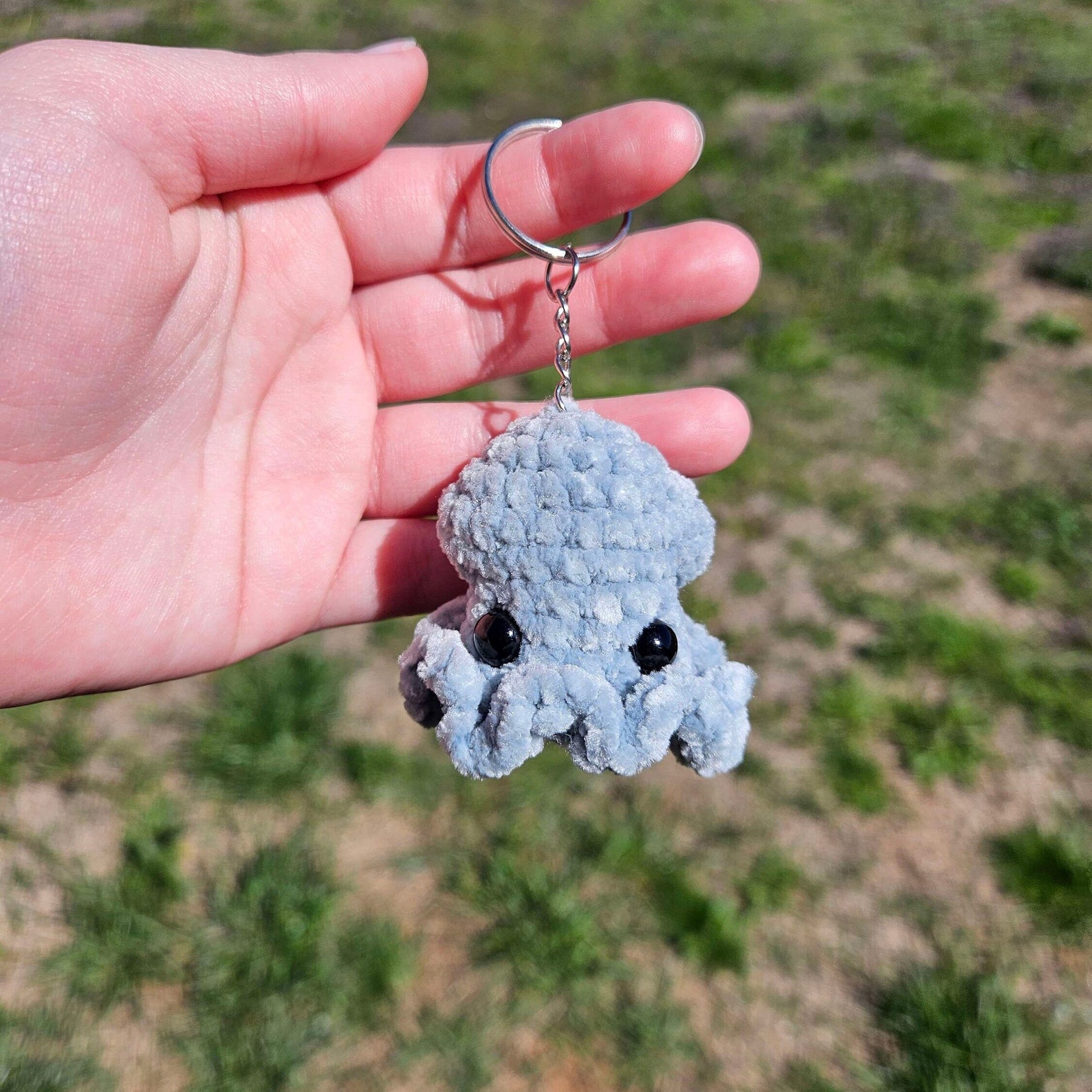Crochet Squid Keychain | Keyring | Amigurumi | Custom | Handmade | Cute ...