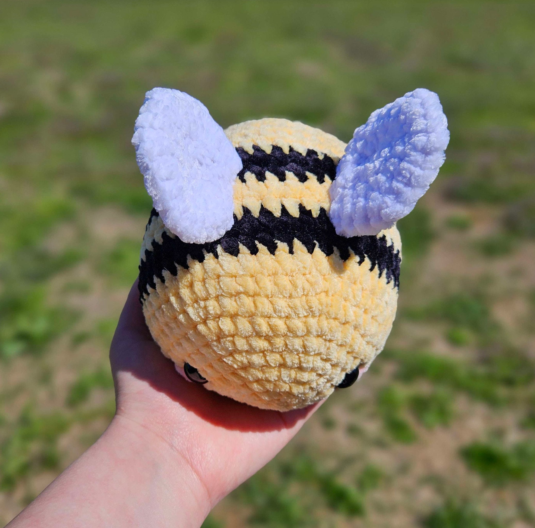 Crochet Bee Plush | Large | Handmade | Cute | Bumblebee | Custom ...