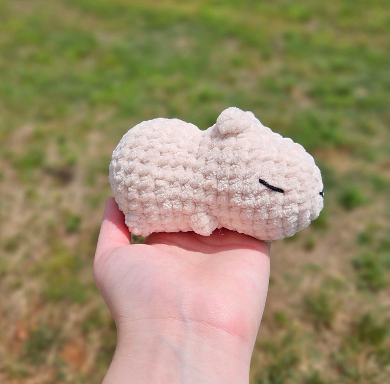 Crochet Capybara Plush Amigurumi Cute Toy Stuffed Animal Crochet Plush ...