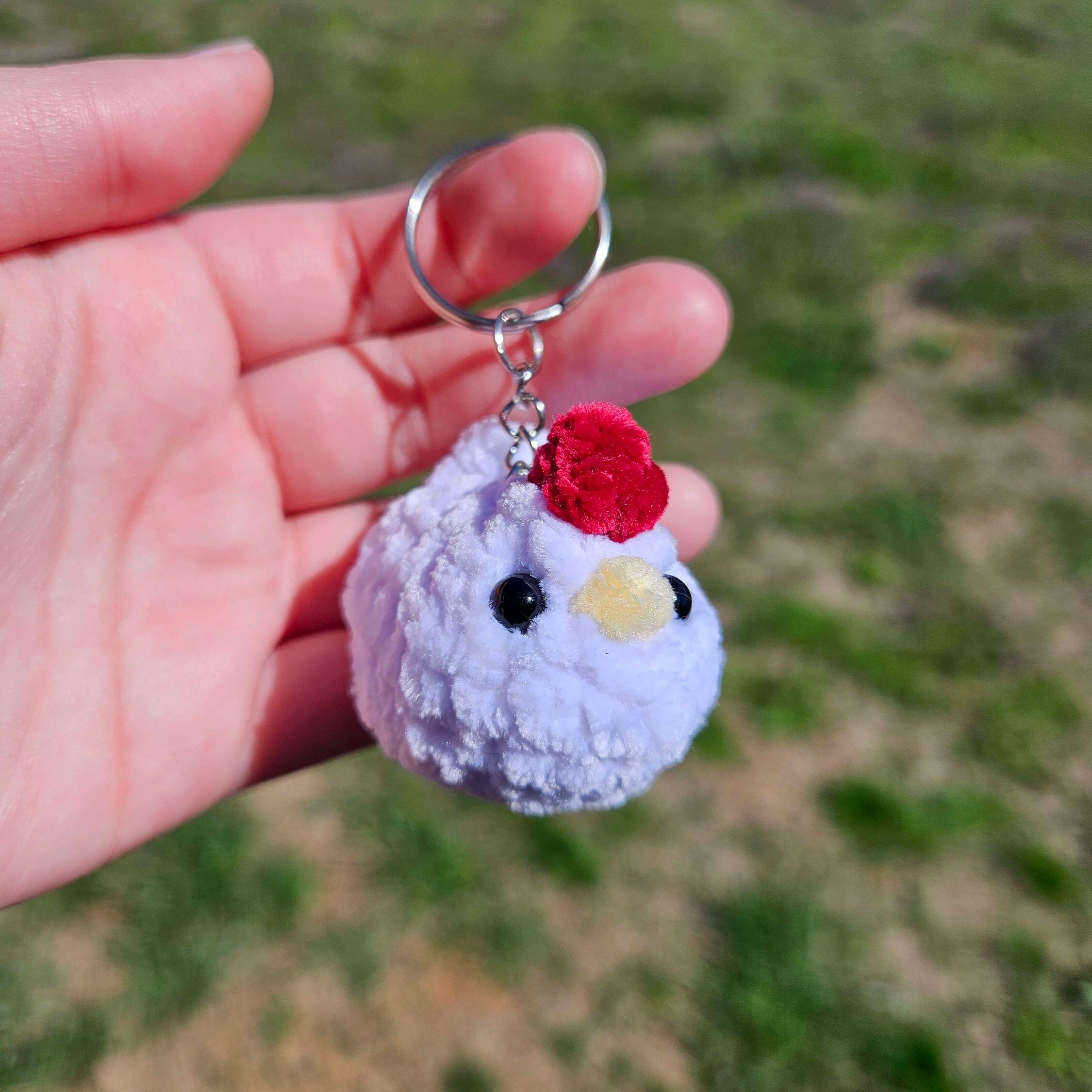 Crochet Chicken Keychain | Keyring | Handmade | Custom | Baby Chicken ...