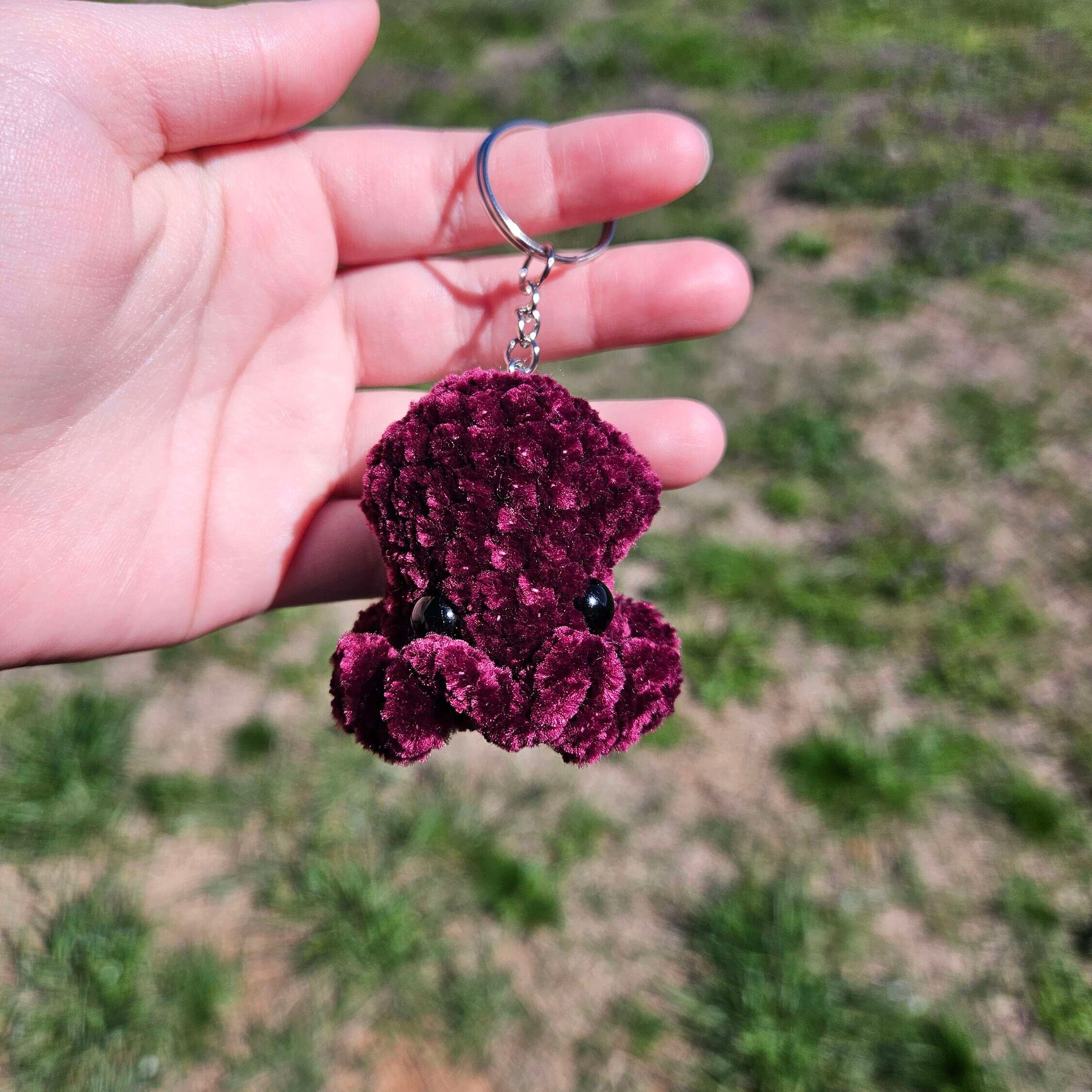 Crochet Squid Keychain | Keyring | Amigurumi | Custom | Handmade | Cute ...