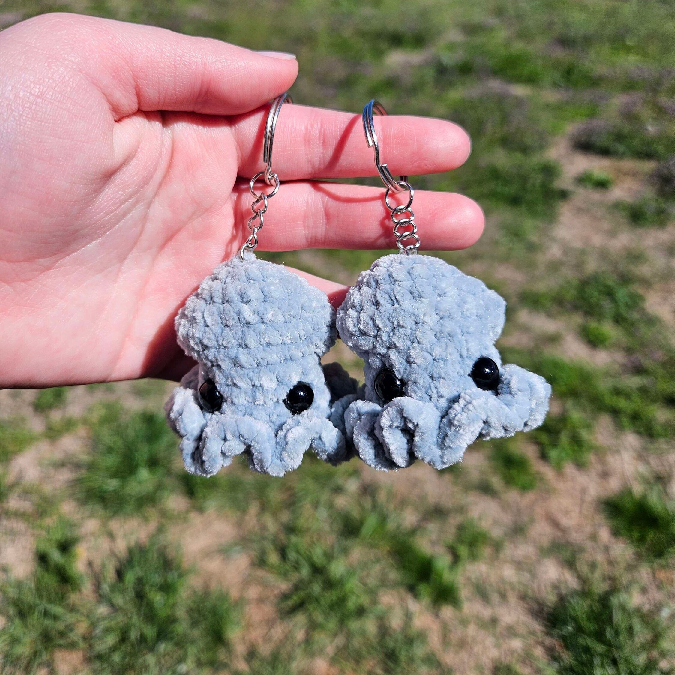 Crochet Squid Keychain | Keyring | Amigurumi | Custom | Handmade | Cute ...