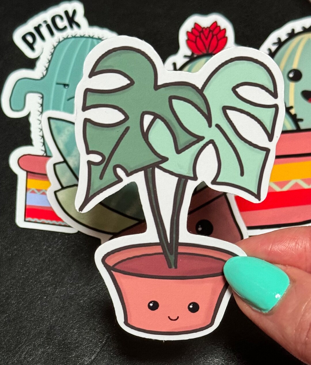 Monstera Plant Sticker | Cute Plant Sticker | Cute Sticker | Plant ...